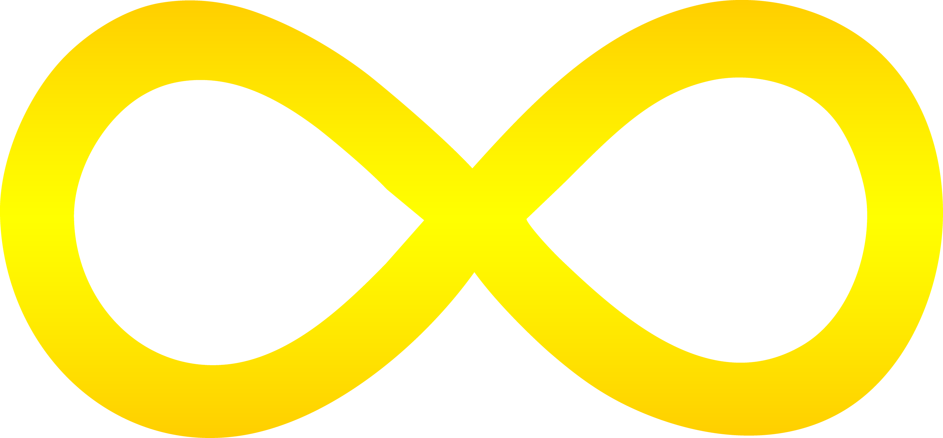 Golden Infinity Symbol Free Clip Art