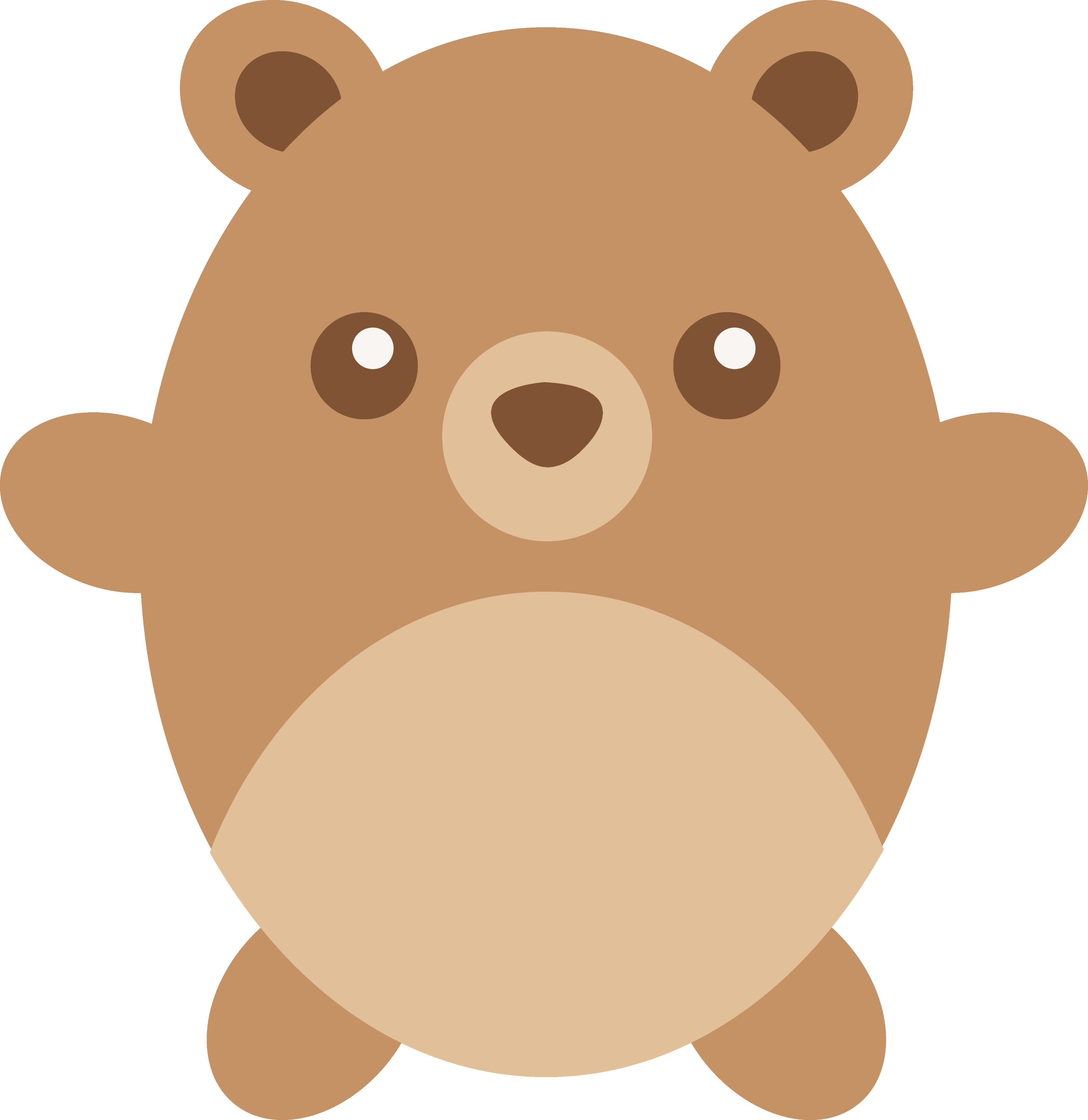 Cute Chubby Brown Teddy Bear - Free Clip Art Cute Chubby Brown Teddy Bear - Free Clip Art